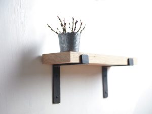 Stylish and Strong Shelf Brackets - Made by the Forge Blog
