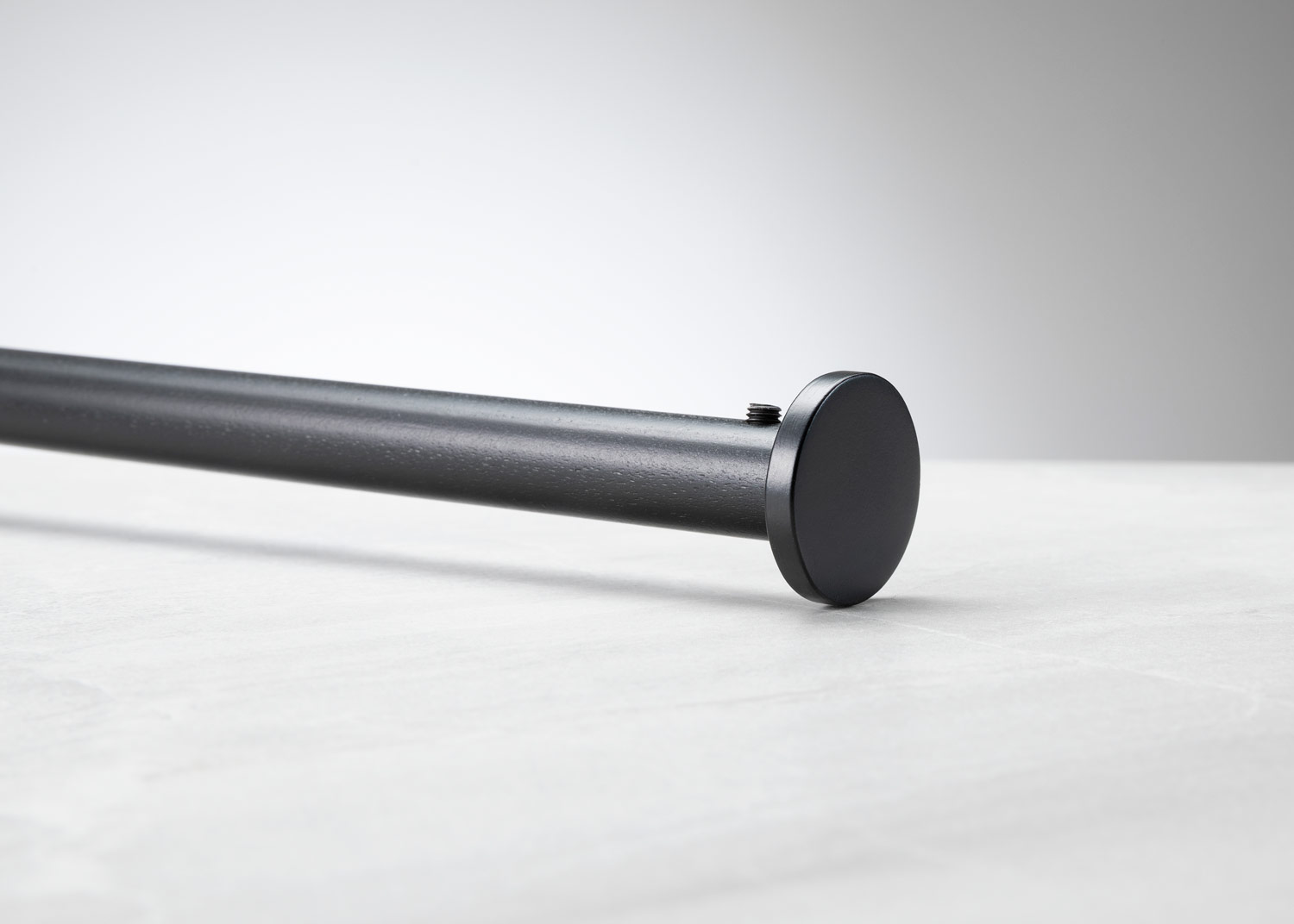 16mm Metal Curtain Pole with Button Finial - Bradfield | Made By The Forge