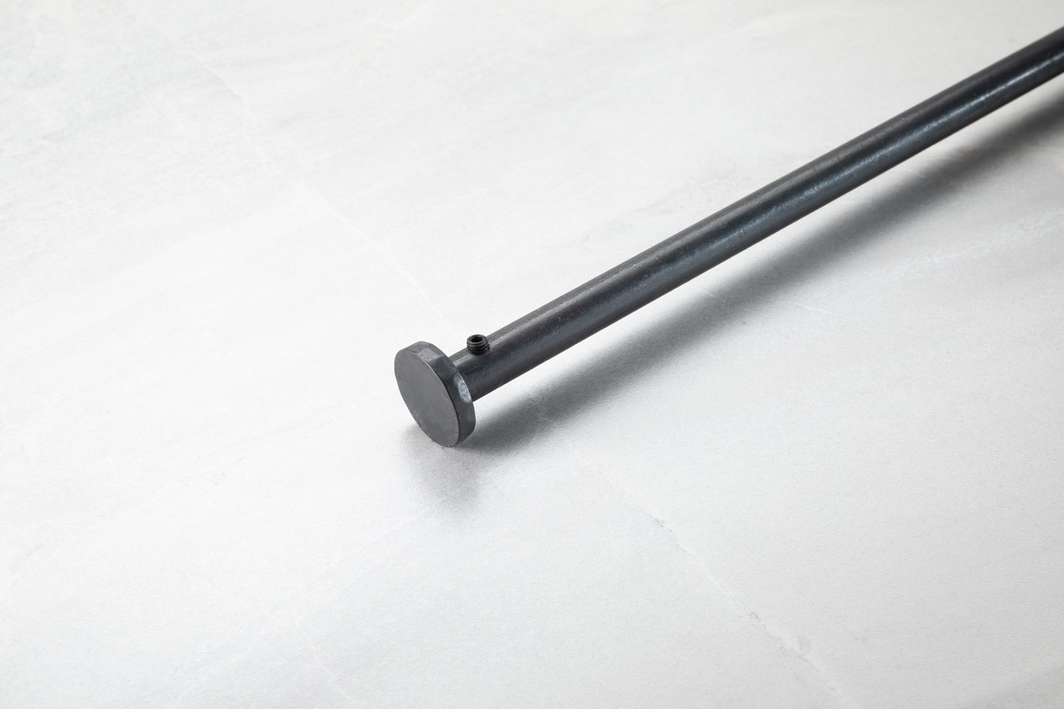 Café Curtain Rods 12mm | Wrought Iron | Matt Black & Beeswax Finish