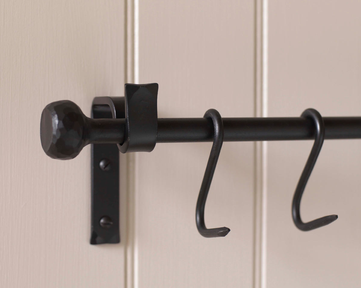 Wrought Iron Pan Rail | Made By The Forge